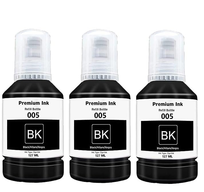 005 Ink Black Refill Ink Bottles for Epson M2140, M1100, M1120, M1140 ...