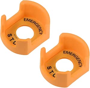 Amazon.com: uxcell 30mm Push Switch Button Protective Cover With ...