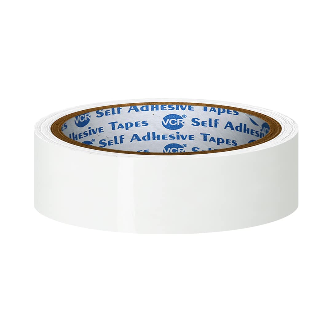 VCR White Color Tape - Milky - 50 Meters in Length - 24mm / 1" Width ...