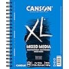 Canson XL Spiral Multi-Media Paper Pad 7 x 10-inch, 60 Sheets ...