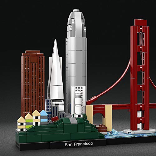 LEGO 21043 Architecture San Francisco Model Building Set with Golden ...