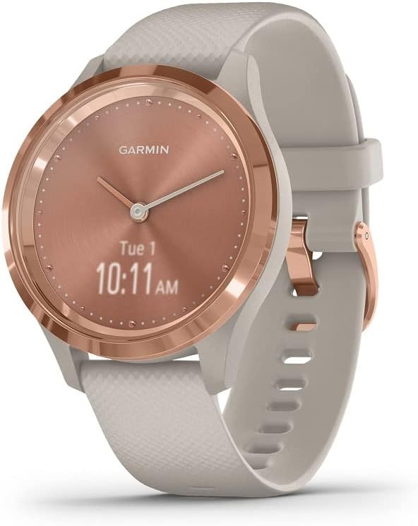 Amazon.com: Garmin Hybrid Smartwatch with Real Watch Hands and Hidden ...