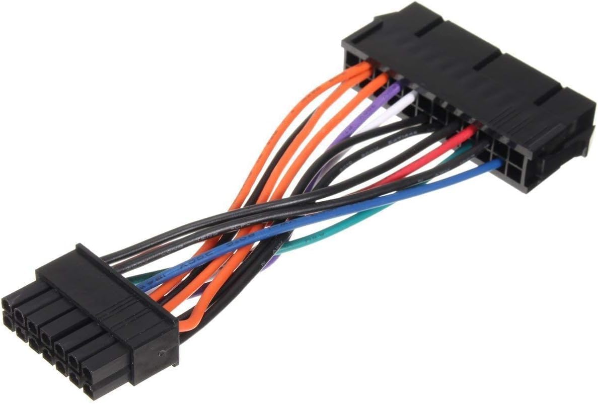 Amazon.com: ATX PSU Power Supply Cable, RUITEXUN 24 Pin Female to 14 ...