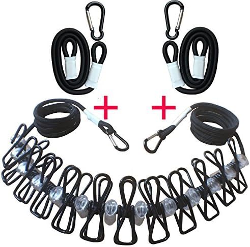 Amazon.com: Retractable Portable Clothesline Travel Elastic Adjustable ...