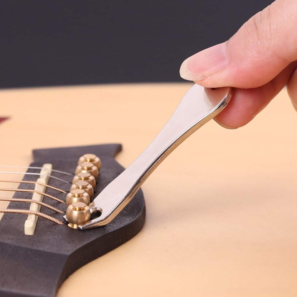 Amazon.com: Acoustic Guitar Ukulele String Bridge Pin Puller Pulling ...