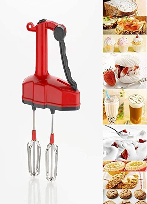 Buy SK Dual Blade JUMBO High Speed Hand Blender | Power Free Manual ...