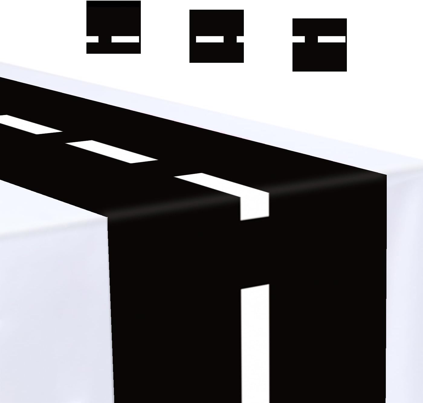 Amazon.com: MUNILAIL 3 Pcs Road Table Runner Plastic 14 x 108 ...