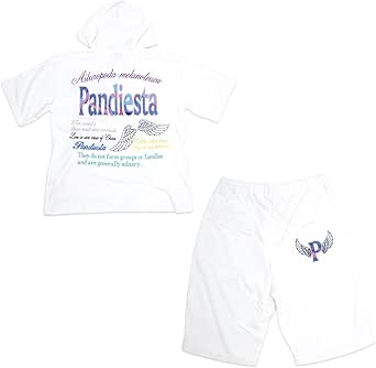 Amazon.co.jp: (パンディエスタ)PANDIESTA Pandiestaロゴアップリケパーカー セットアップ(554561 ...