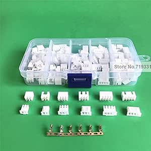 Generic 60 sets Kit in box 2p 3p 4 pin 2.54mm Pitch Terminal / Housing ...