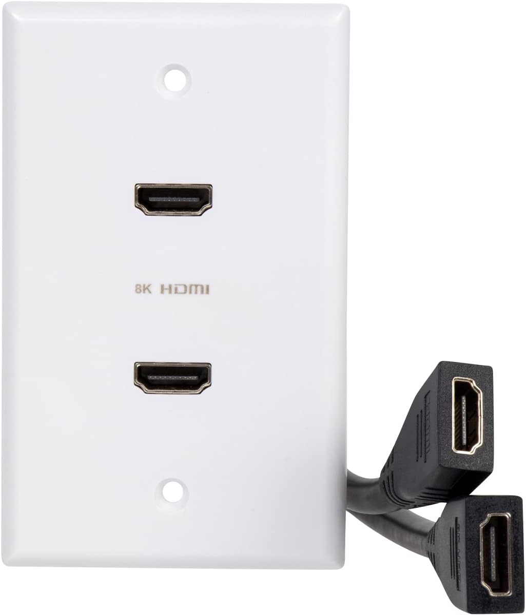 Amazon.com: Legrand - C2G Single Gang Pass Through with HDMI and USB ...