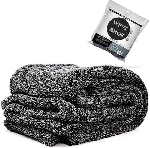 Amazon.com: Microfiber Towels for Cars - 1300GSM X Large Size Double ...