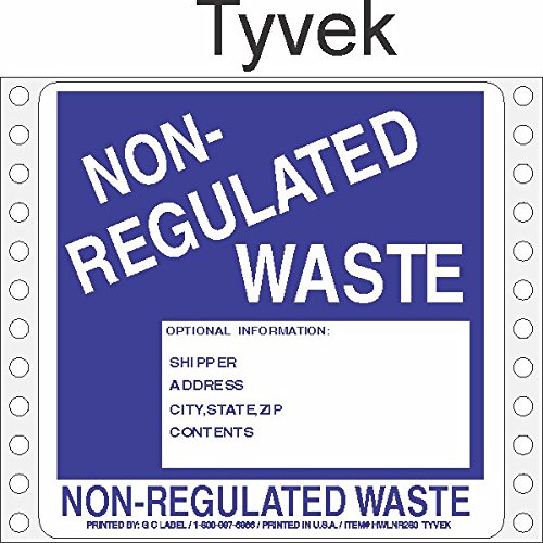 Non Regulated Waste Labels at Stanley Harrison blog