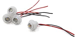 uxcell 4pcs 1156 BA15S Brake Turn Signal Light Socket Wiring Harness ...