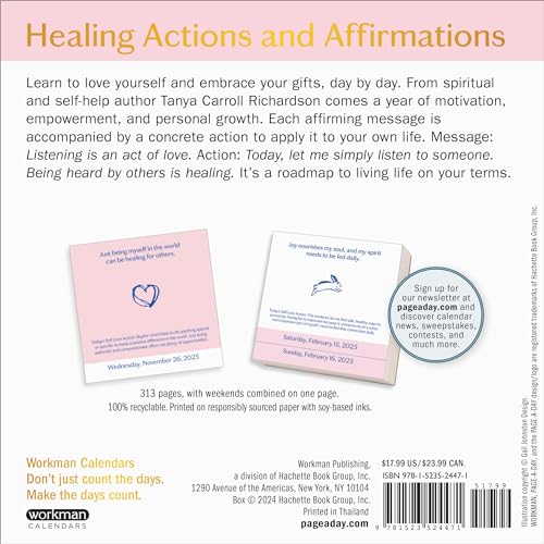 Snapklik.com : Year Of Self-Love Page-A-Day Calendar 2025: Daily ...