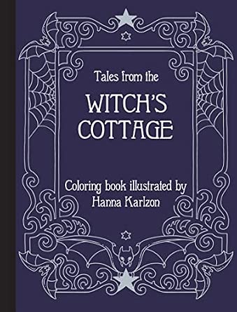 Amazon.com: Tales from the Witch's Cottage: Hardcover adult coloring ...