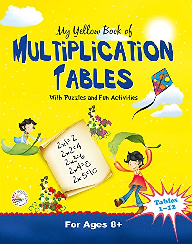 Buy My Yellow Book of Multiplication Tables With Puzzles and Fun ...
