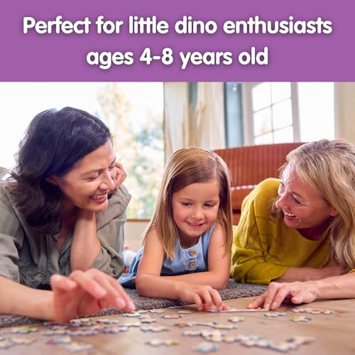 Galt Magic Puzzle Dinosaurs – Fun Colourful 50 Piece Jigsaw Puzzle for ...
