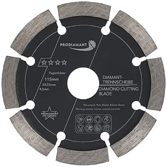 PRODIAMANT joint cutter ø 4 1/2 inch 115 mm width 4,5mm for mortar ...