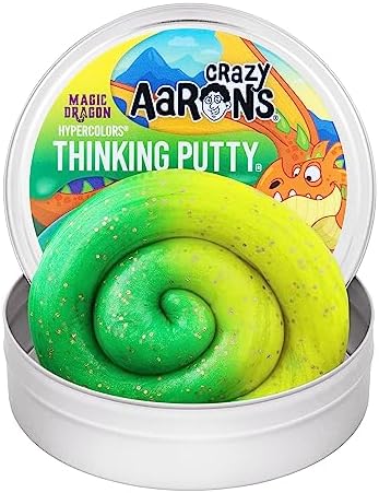 Amazon.com: Crazy Aaron's Thinking Putty® - Magic Dragon Hypercolor ...