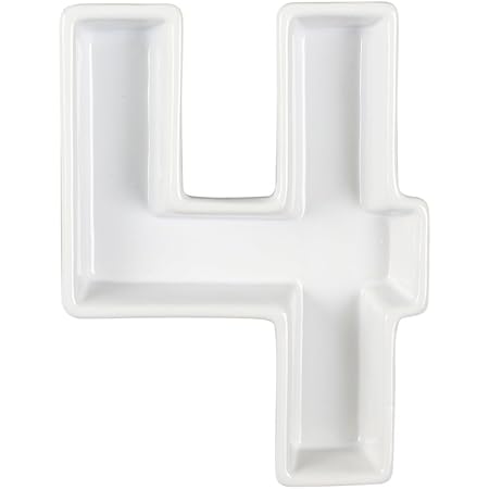 Amazon.com | Ivy Lane Design Ceramic Greek Alphabet Dish, Sigma: Candy ...