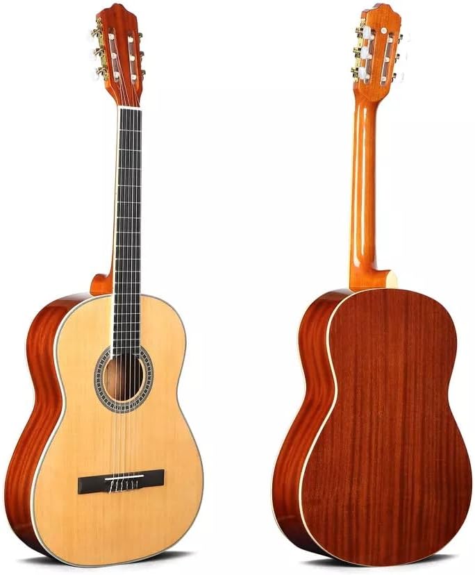 Deviser Guitarra Clásica Acústica L-350 Natural Con Funda : Amazon.com ...