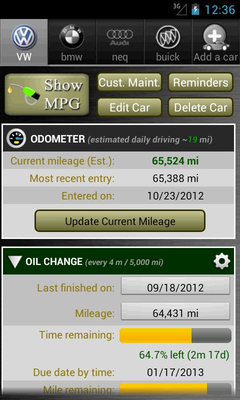 Car Maintenance Reminder Pro - App on Amazon Appstore