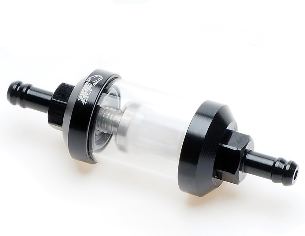 Amazon.com: Inline Fuel Filter - APE RACING Universal Small 90 Degree ...