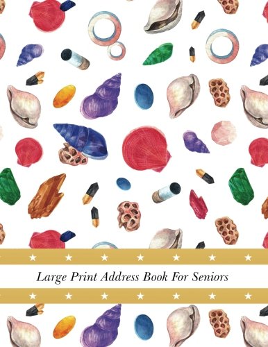Amazon.com: Large Print Address Book For Seniors: Large Large Print ...