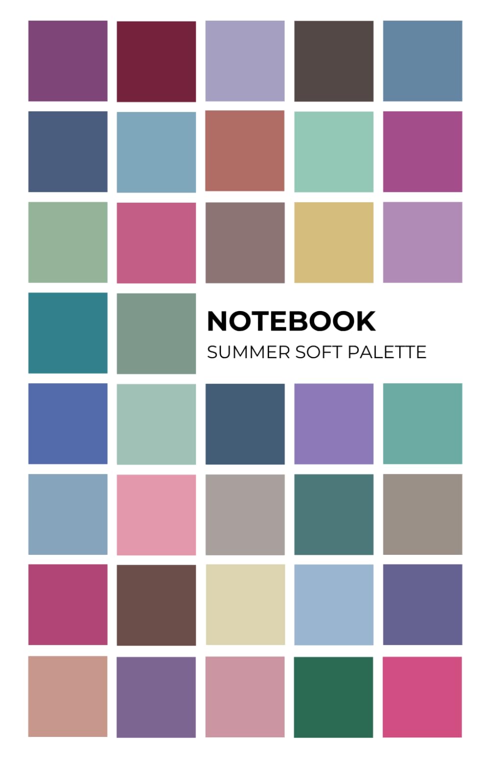 Notebook summer soft color palette: Ideal for a special person who ...