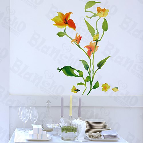 Amazon.com: [Floral Voice] Decorative Wall Stickers Appliques Decals ...