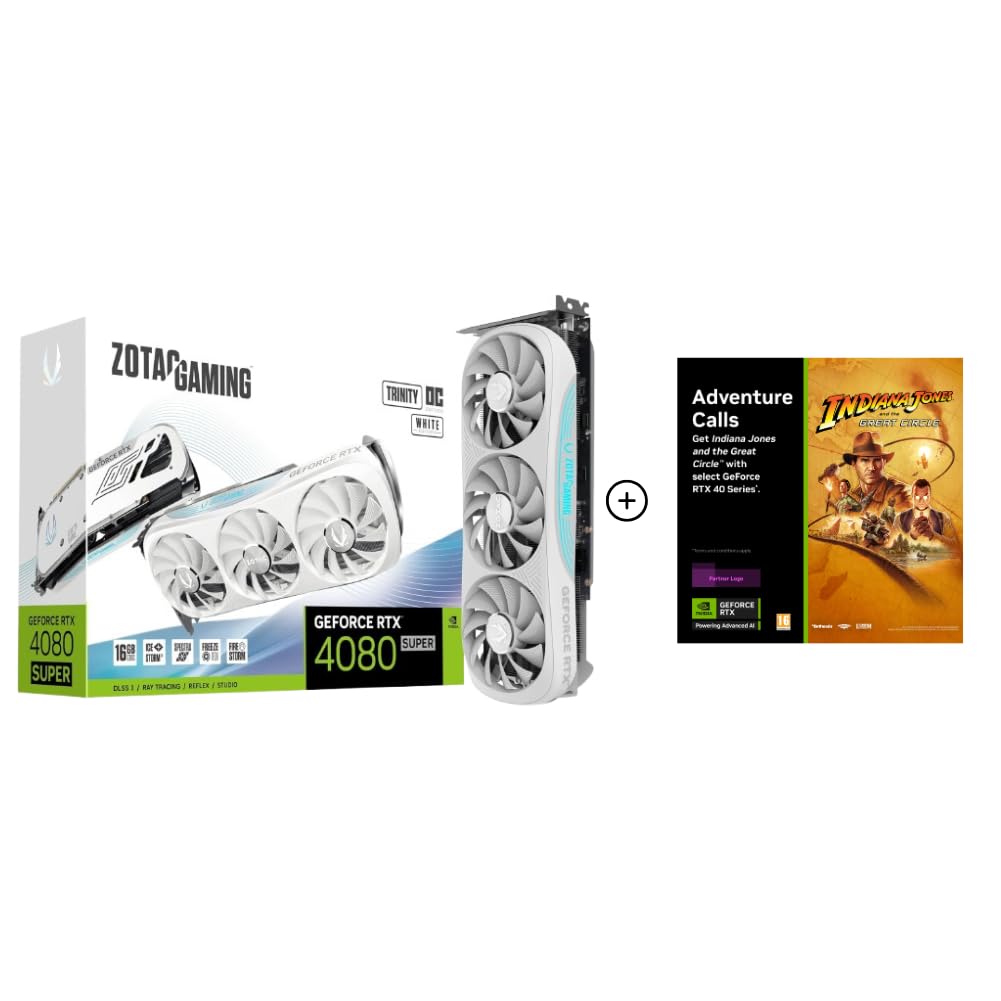 Zotac Geforce RTX 4080 Super Trinity OC White Edition 16GB : Amazon.co ...