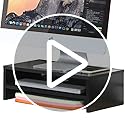 Amazon.com: FITUEYES Monitor Stand - 2 Tier Computer Monitor Riser ...