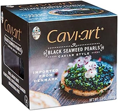 Amazon.com: Season Caviart Black Seaweed Pearls - Vegan Caviar, Award ...