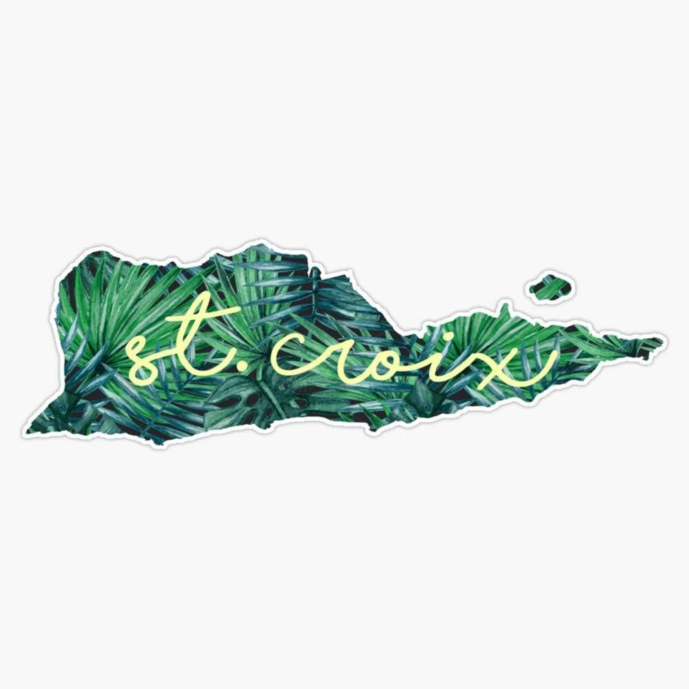 Amazon.com - St. Croix, USVI Vinyl Decal Bumper Sticker 5"