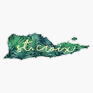 Amazon.com - St. Croix, USVI Vinyl Decal Bumper Sticker 5"