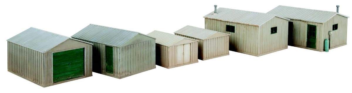 Amazon.com: Walthers Cornerstone HO Scale Metal Yard Shed - Kit - Set ...