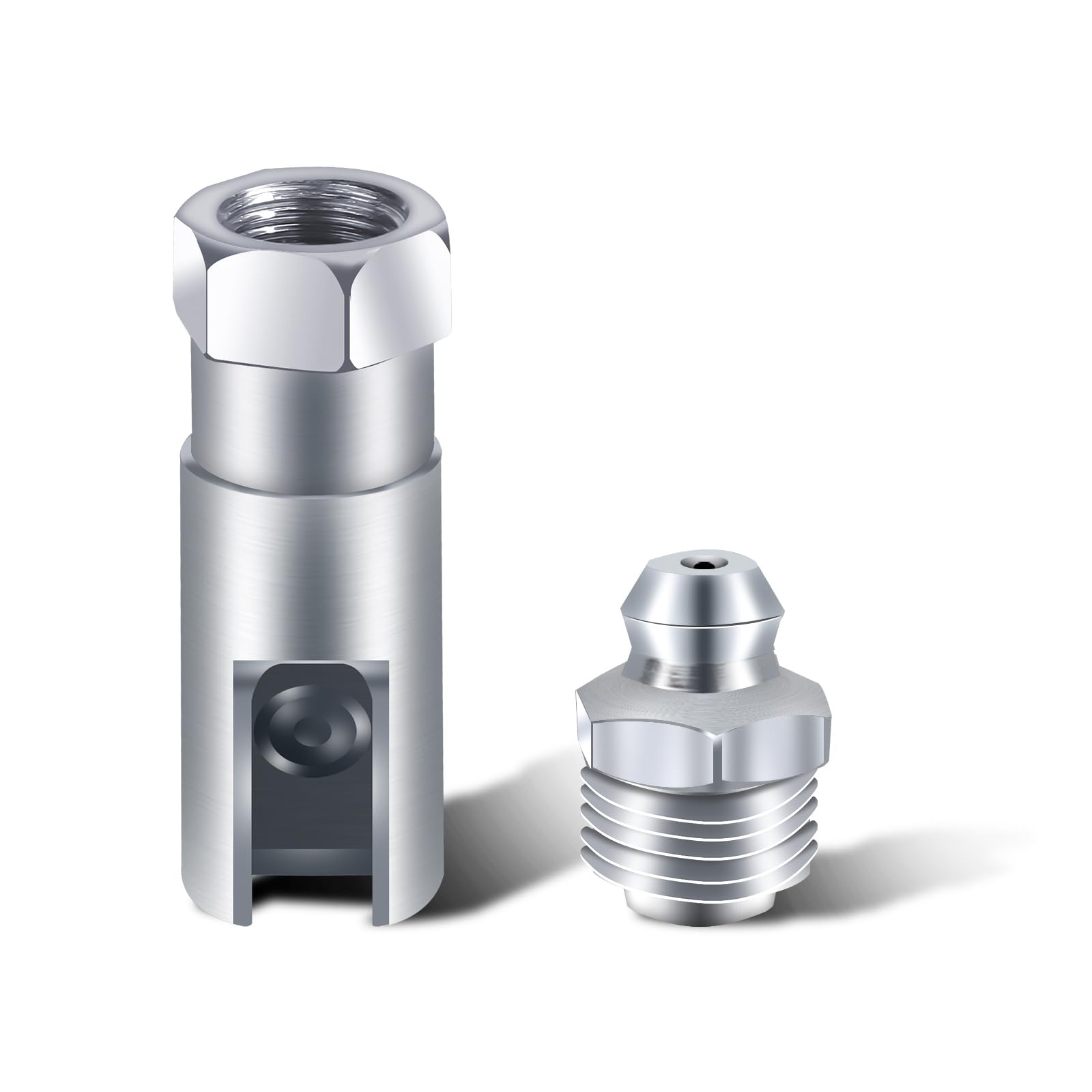 Amazon.com: XIHIRCD Grease Coupler, Grease Gun Tip Fitting Adapter with ...