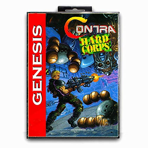 Amazon.com: Contra Hard Corps aka Probotector with Box for 16 bit Sega ...