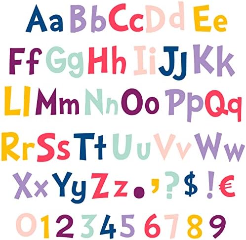 Amazon.com : Tenare 134 Pieces 5 Inch Bulletin Board Letters Alphabet ...