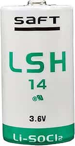 Amazon.com: Meewellvetry 1-Pack for Saft Lsh14 Lithium Battery 3.6V ...