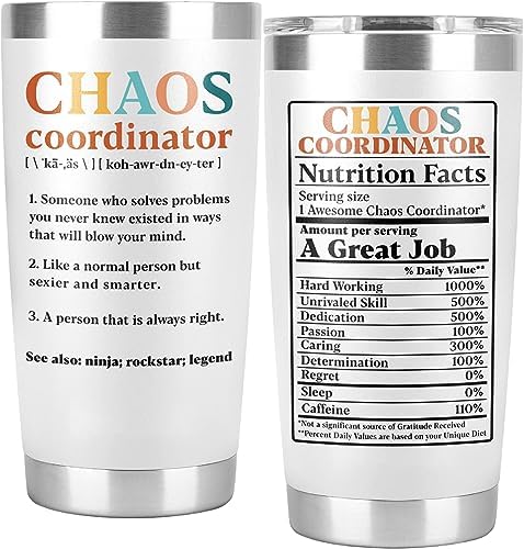 Amazon.com | Chaos Coordinator Gifts for Women Teacher Appreciation ...