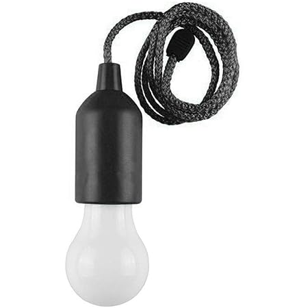 8 Pack LED Pull Cord Light Bulb, Colorful LED Bulb Light Hanging Pull ...