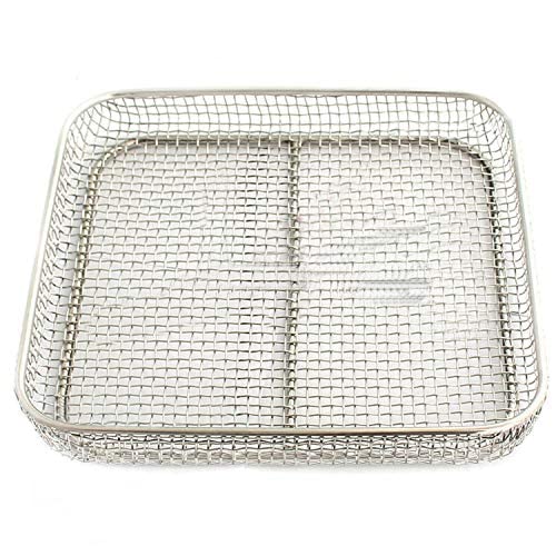 LAJA Imports Sterilization Cassette Tray 10" X 9.5" X1" Perforated Mesh ...