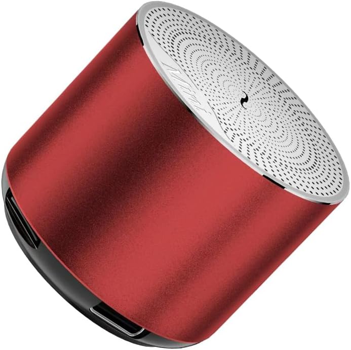 Amazon.com: Portable Bluetooth Speaker with LED Light Ring, Black/Blue ...