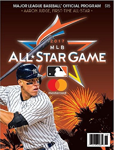 2017 AARON JUDGE ALL STAR GAME PROGRAM OFFICIAL PLAYER ISSUE W/ASG LINE ...
