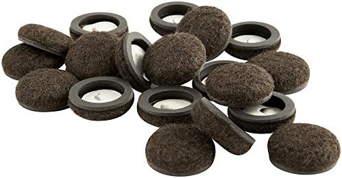 Amazon.com: Super Sliders 1 Inch Round Felt Self-Stick Furniture ...