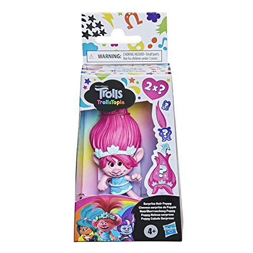 Trolls DreamWorks Topia Surprise Hair Poppy Collectible Doll, Toy with ...