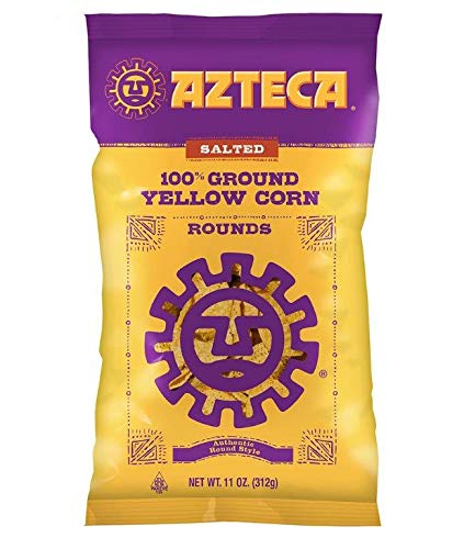 Amazon.com: Azteca Salted Yellow Round Tortilla Chips, 6 Count