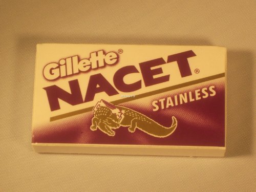 Buy 100 NACET STAINLESS Double Edge Razor Blades Online at Low Prices ...