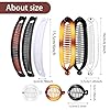 Amazon.com : 15 Pieces Banana Hair Clips Classic Clincher Combs Fishtail Hair Comb Ponytail Hair ...